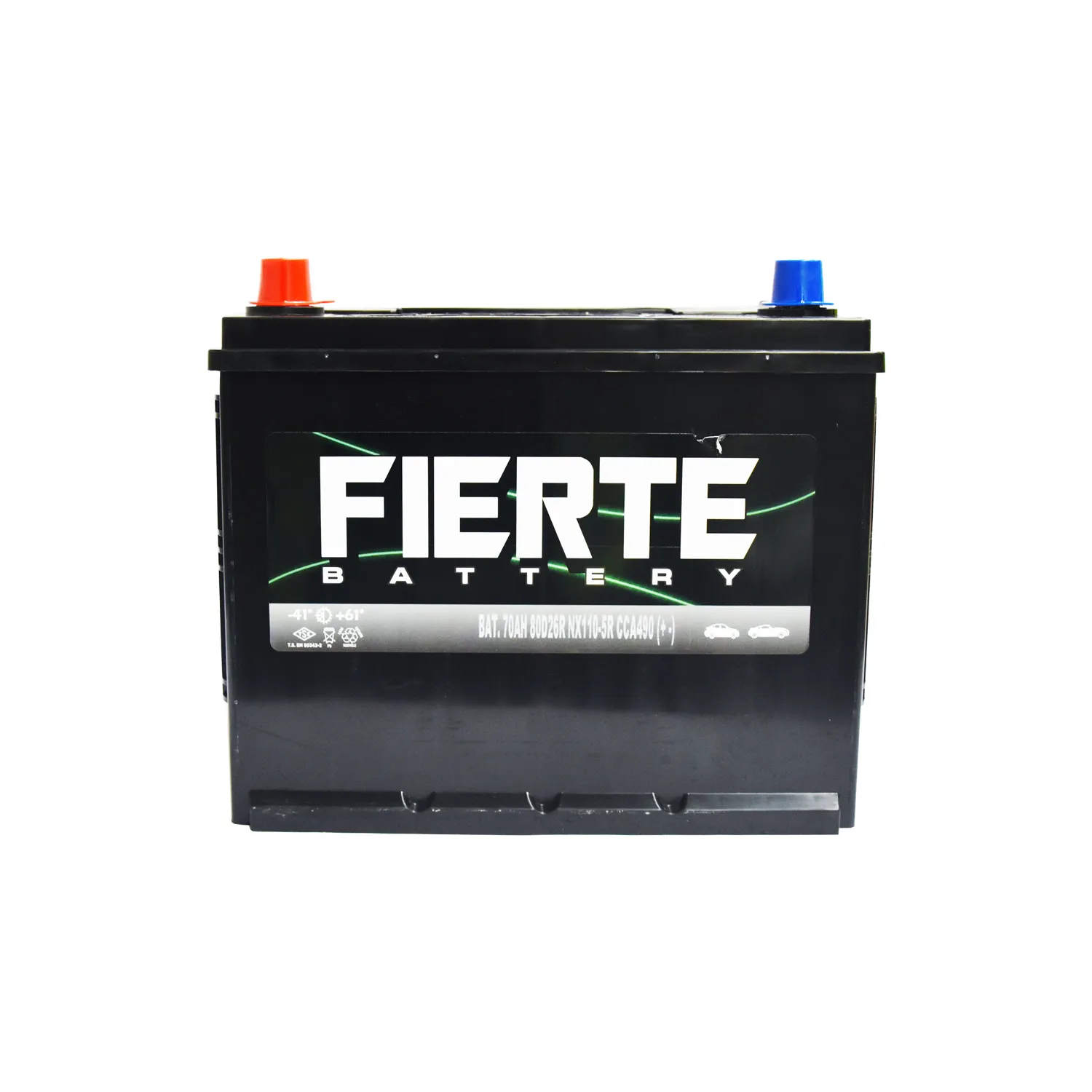 70AH FIERTE 80D26R NX110-5 CCA 490 ( + - ) - Neumastore